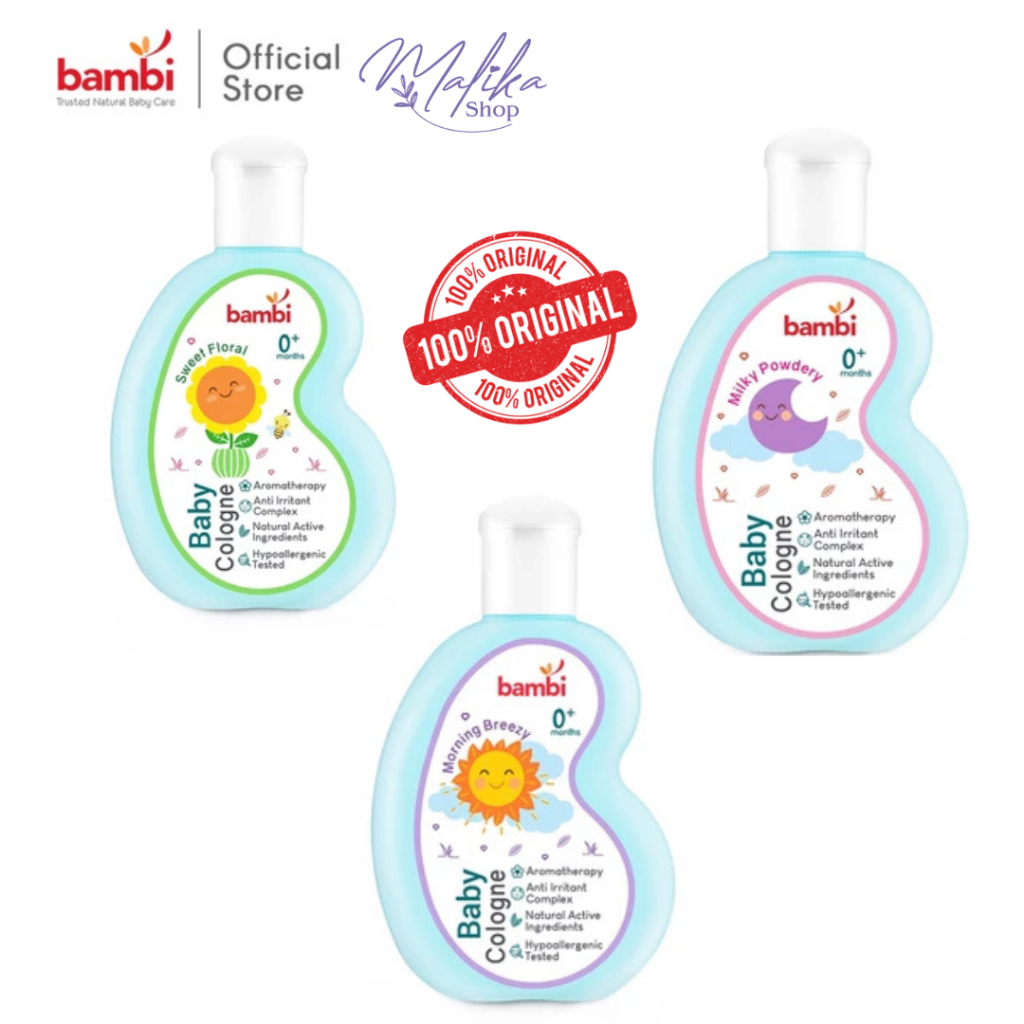 Jual BAMBI BABY COLOGNE 100ml | Shopee Indonesia
