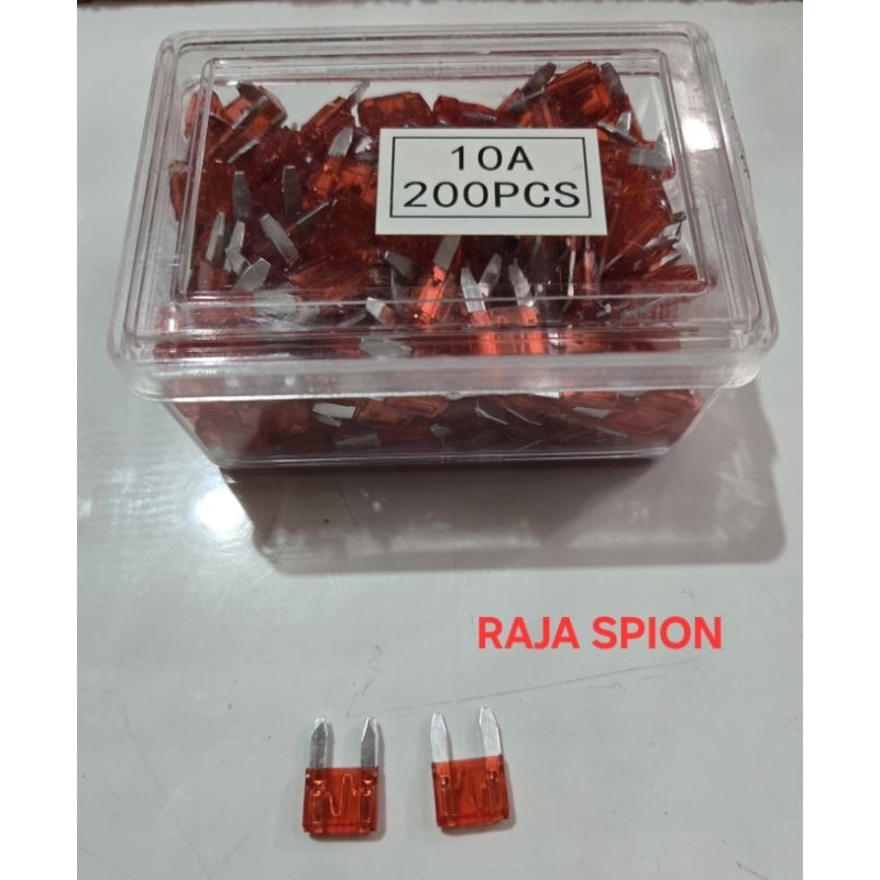 Jual sekring 10 ampere mini/sekering 10 ampere | Shopee Indonesia