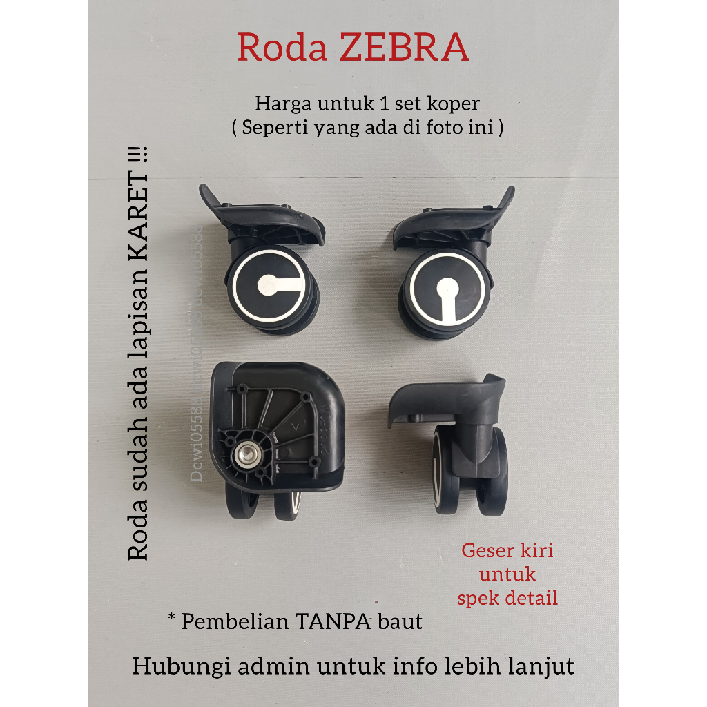 Jual RODA KOPER FIBER,RODA KOPER,RODA DOBEL WHEEL, RODA PUTAR 360 ...