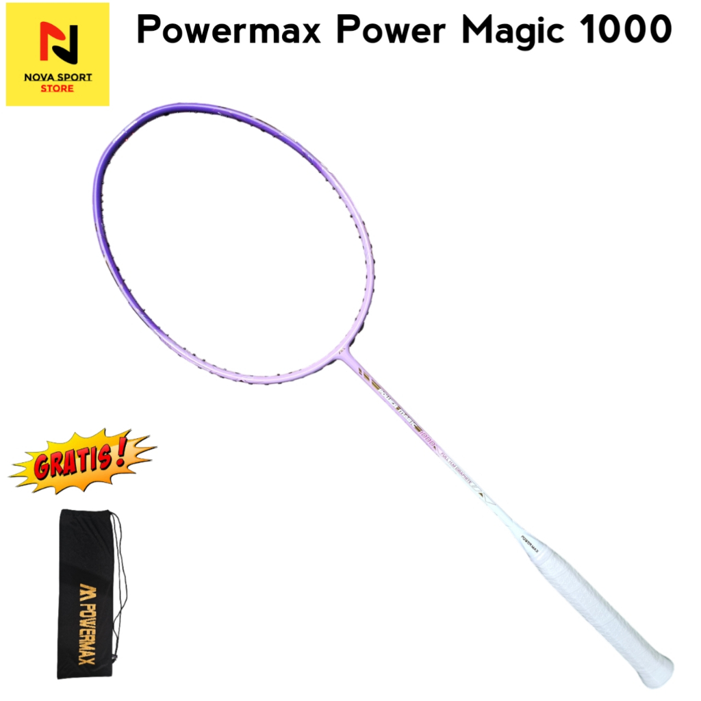 Jual Powermax Raket Badminton Power Magic 1000 | Shopee Indonesia