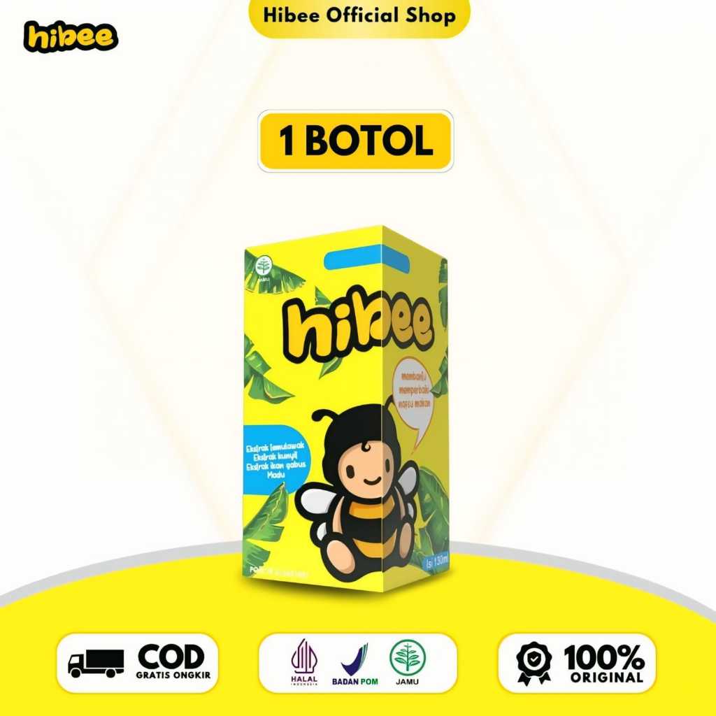 Jual Hibee Original Madu Vitamin Multivitamin Penambah Nafsu Makan Anak ...