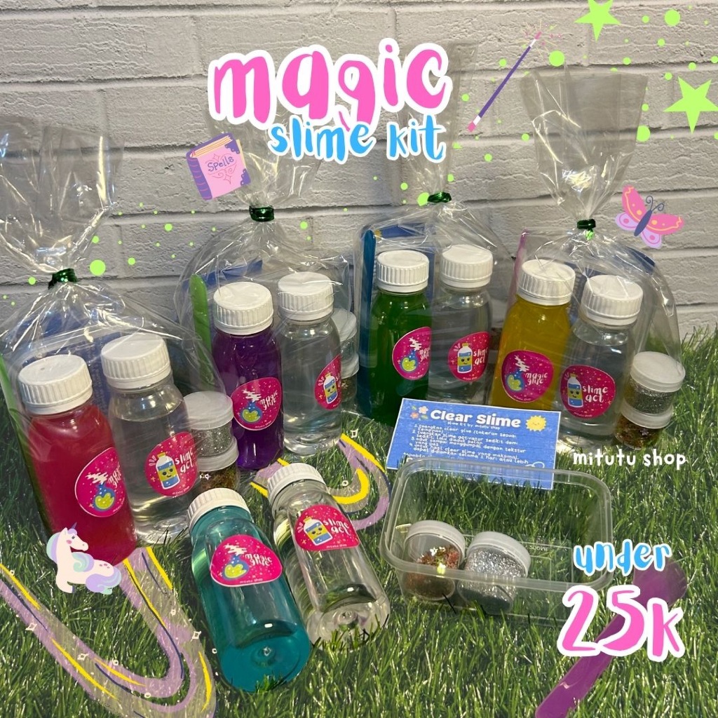 Jual magic slime kit by mitutu shop ( slime kit under 25k !!!) | Shopee ...