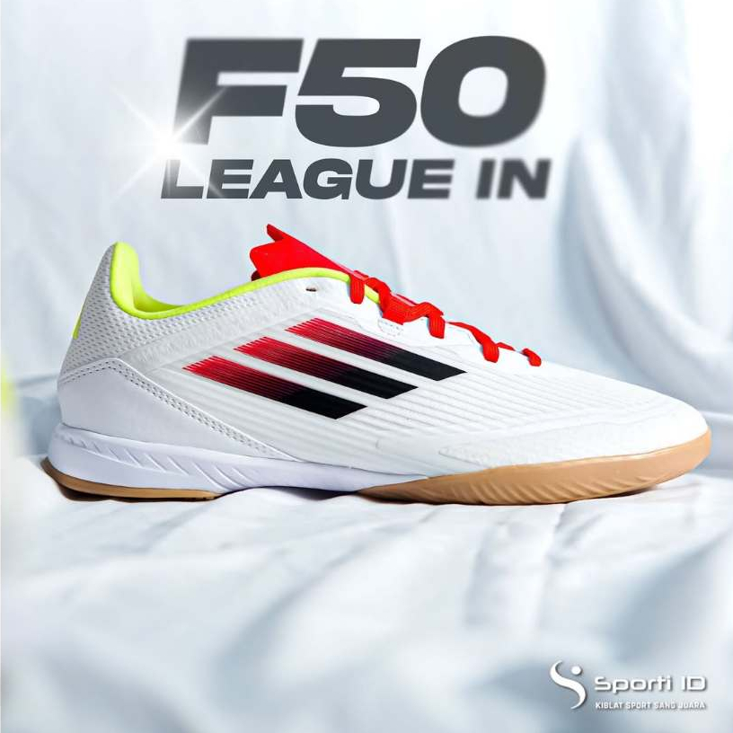 Jual Sepatu Futsal Adidas F50 League IN - White Black Syellow IE1228 ...