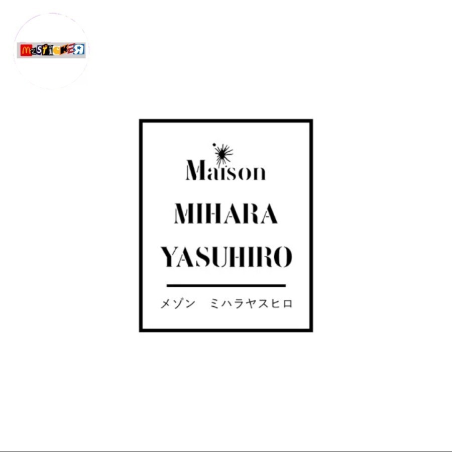 Jual sticker Maison Mihara Yasuhiro logo stiker japan designer | Shopee Indonesia