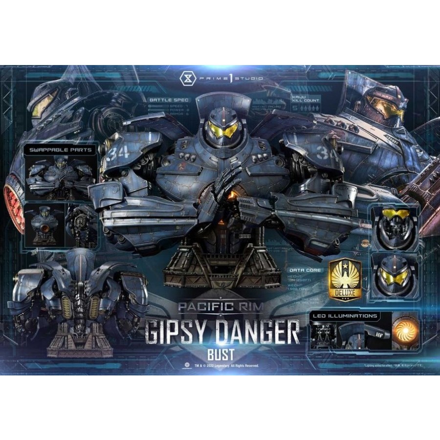 Jual Prime 1 Studio Gipsy Danger Bust Pacific Rim FIGURE STATUE GK ...