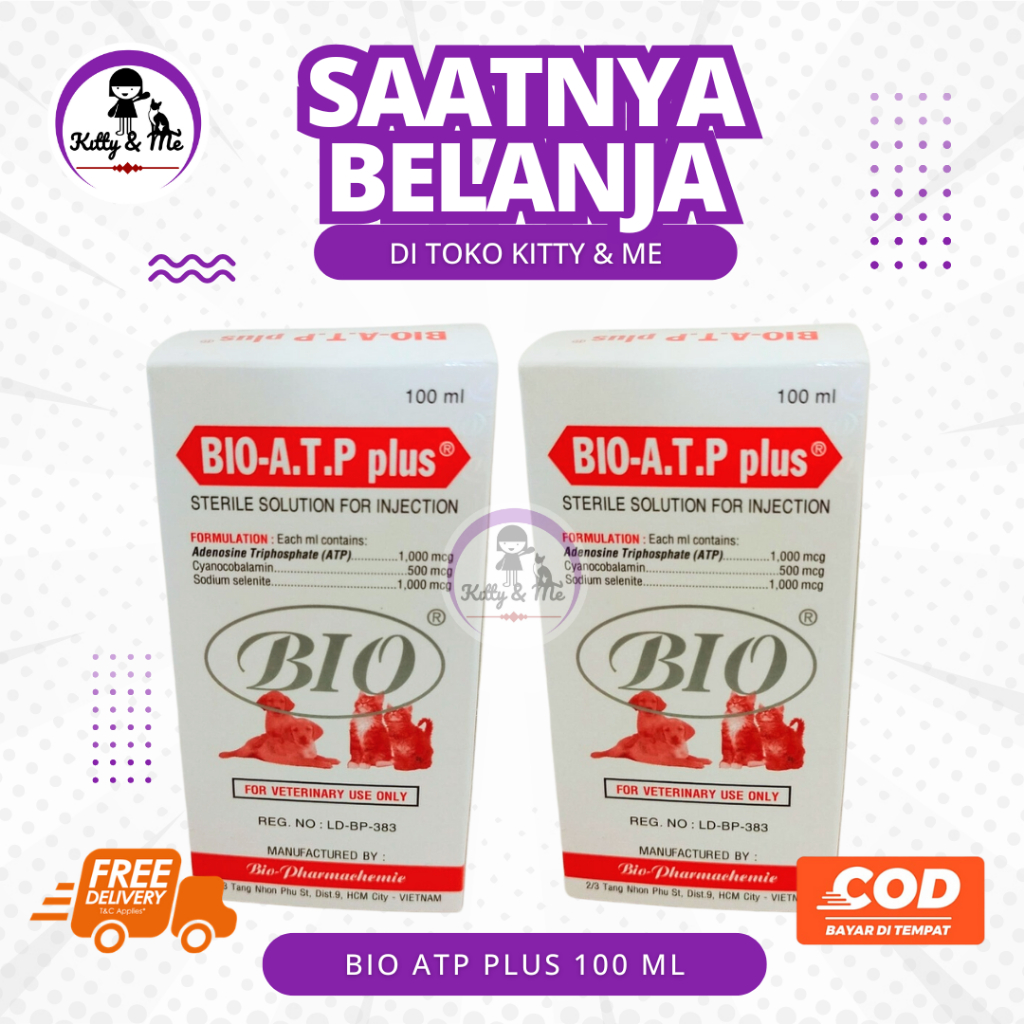 Jual BIO ATP PLUS 100 ML - Vitamin Lengkap Plus ATP Untuk Energi Ternak ...