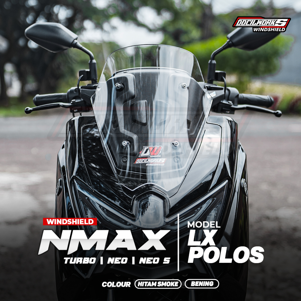 Jual Docilworks - Visor Windshield Standar Nmax TURBO LX POLOS NEO NEO ...