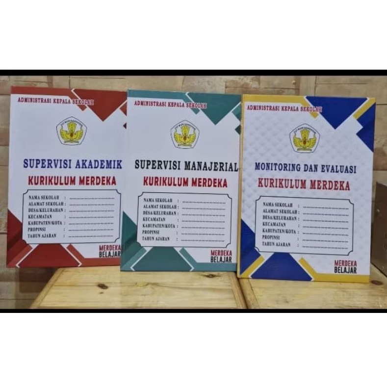 Jual PAKET 3 BUKU ADMINISTRASI KEPALA SEKOLAH/administrasi kepala sekolah/kurikulum merdeka ...