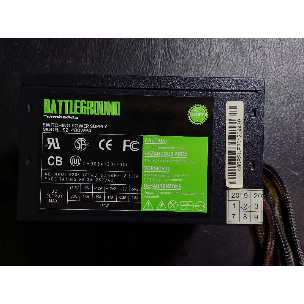 Jual PSU POWERSUPPLY SIMBADDA 480W SECOND UNIT ONLY | Shopee Indonesia