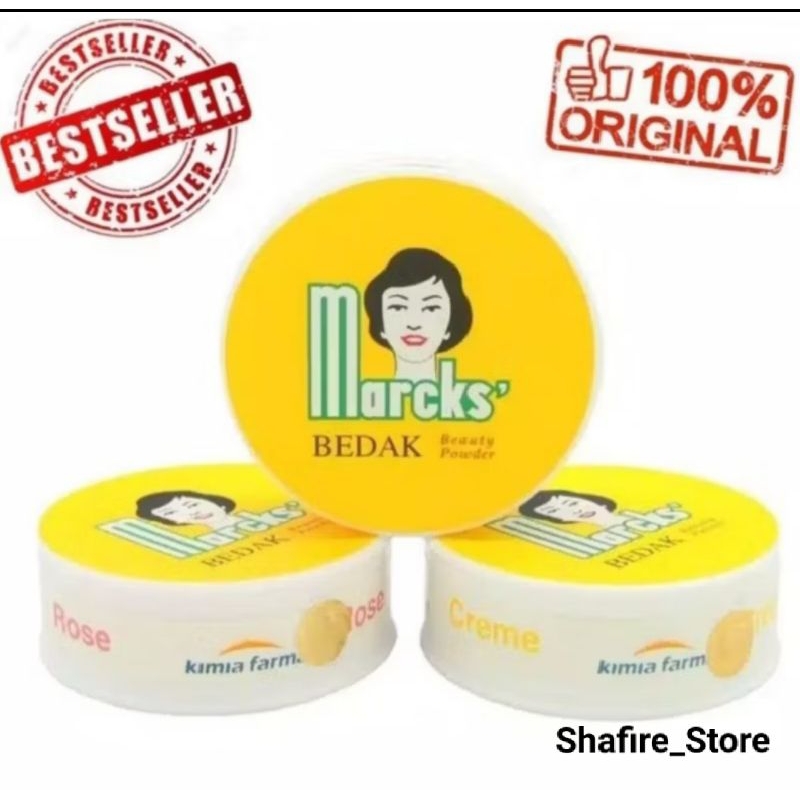 Jual MARCKS BEAUTY POWDER || Bedak Tabur Kemasan Lama 40gr | Shopee ...