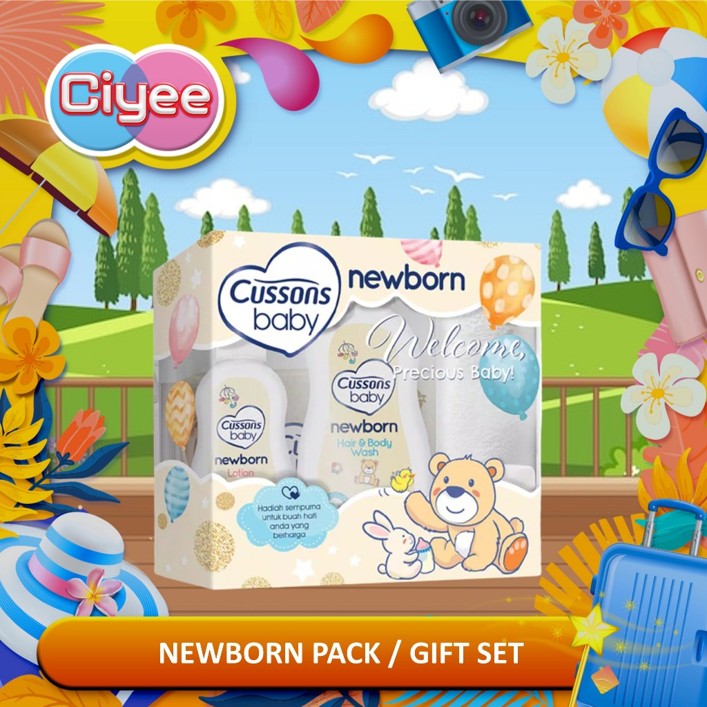 Jual Cussons Baby Newborn Pack 4in1 | Paket Hadiah Bayi | Kado Hampers ...