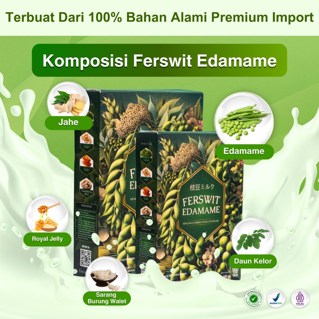 Jual FERSWIT EDAMAME susu jepang Asli Original 100% ALAMI | Shopee ...
