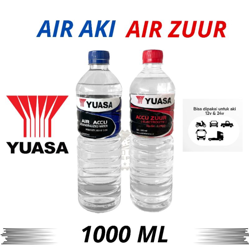 Jual Air Aki Zuur Yuasa ORIGINAL!! - Untuk Aki Basah dan Aki Kering ...