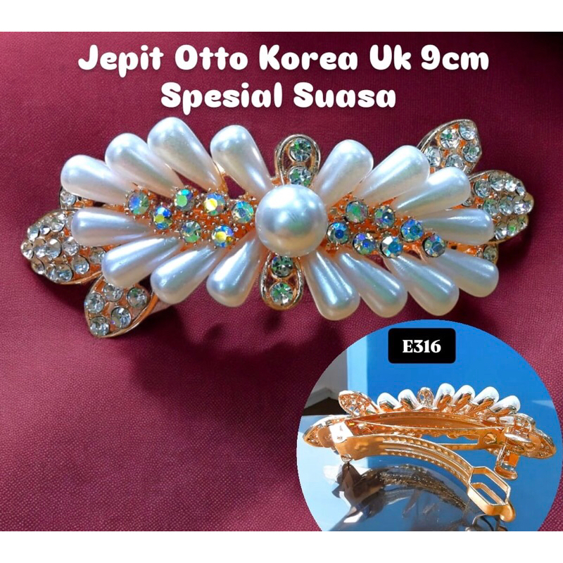 Jual Jepit Model Korea/ Jepit Otomatis Mata / Jepit Rambut Premium S 0012 | Shopee Indonesia