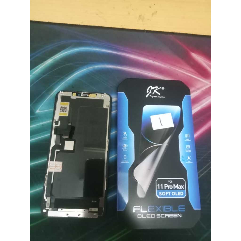 Jual LCD IPHONE 11 PRO MAX OLED SOFT JK (SUPPORT MOVE IC DAN TRUTONE ...
