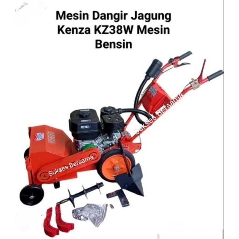 Jual Mesin Traktor Dangir Jagung Bensin Double Gardan Kenza KZ38W ...