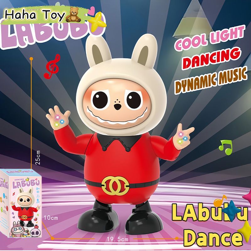 Jual HAHA TOY Labubu Mainan Robot Penari Elektrik Anak dengan Musik ...