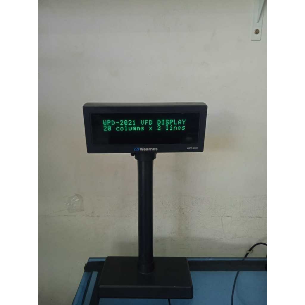 Jual customer display wearnes WFD-2021 minus CASING RETAK BAGIAN BAWAH FUNSGI LAIN MASIH NORMAL ...