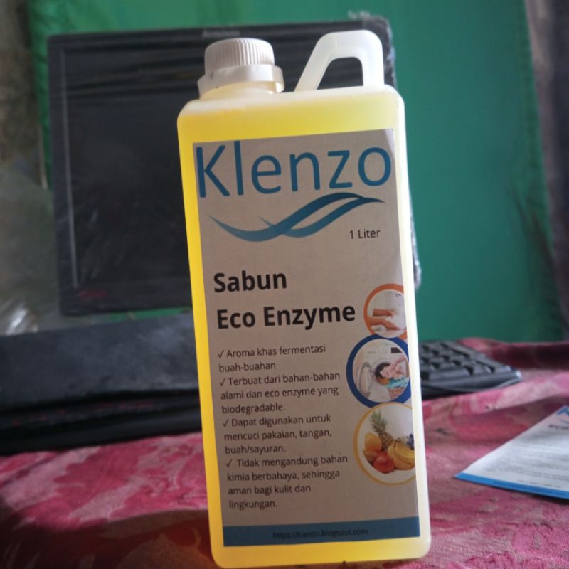 Jual Klenzo Sabun Cair Serbaguna Eco Enzyme 1 Liter | Shopee Indonesia