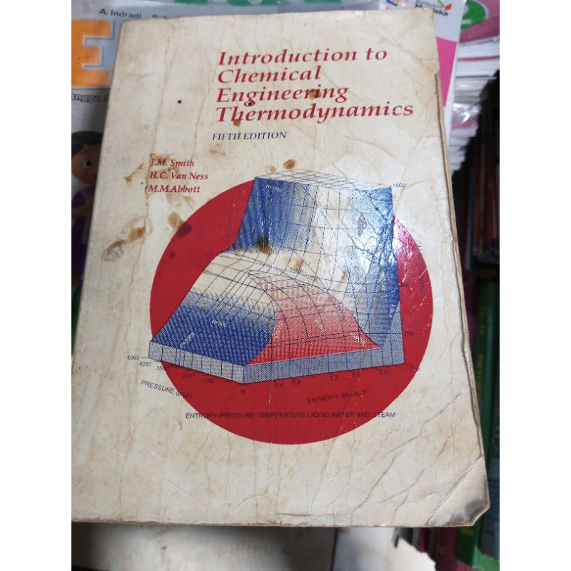 Jual ORIGINAL / buku teknik Introduction to CHEMICAL Engineering Thermodynamics ( FIFTH EDITION ...