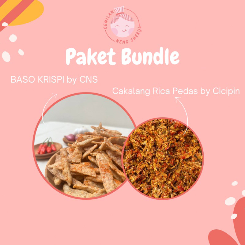 Jual Paket Bundle Baso Krispi by CNS + Cakalang Rica Pedas by Cicipin | Shopee Indonesia