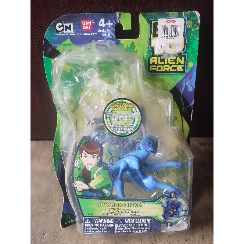 Jual JUPEROS Original BANDAI Action Figure Ben 10 Alien Force Spidermonkey Alien Collection 2009 ...