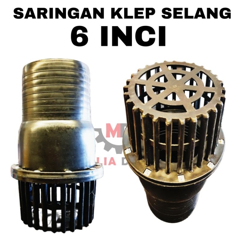Jual Saringan Klep Selang Spiral 6 in TEBAL - Foot Valve PVC Assy ...