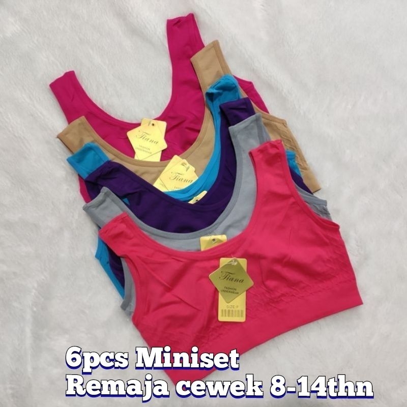 Jual 6Pcs Miniset Remaja Cewek SMP.SD 8-14TAHUN TERMURAH/BH REMAJA ...