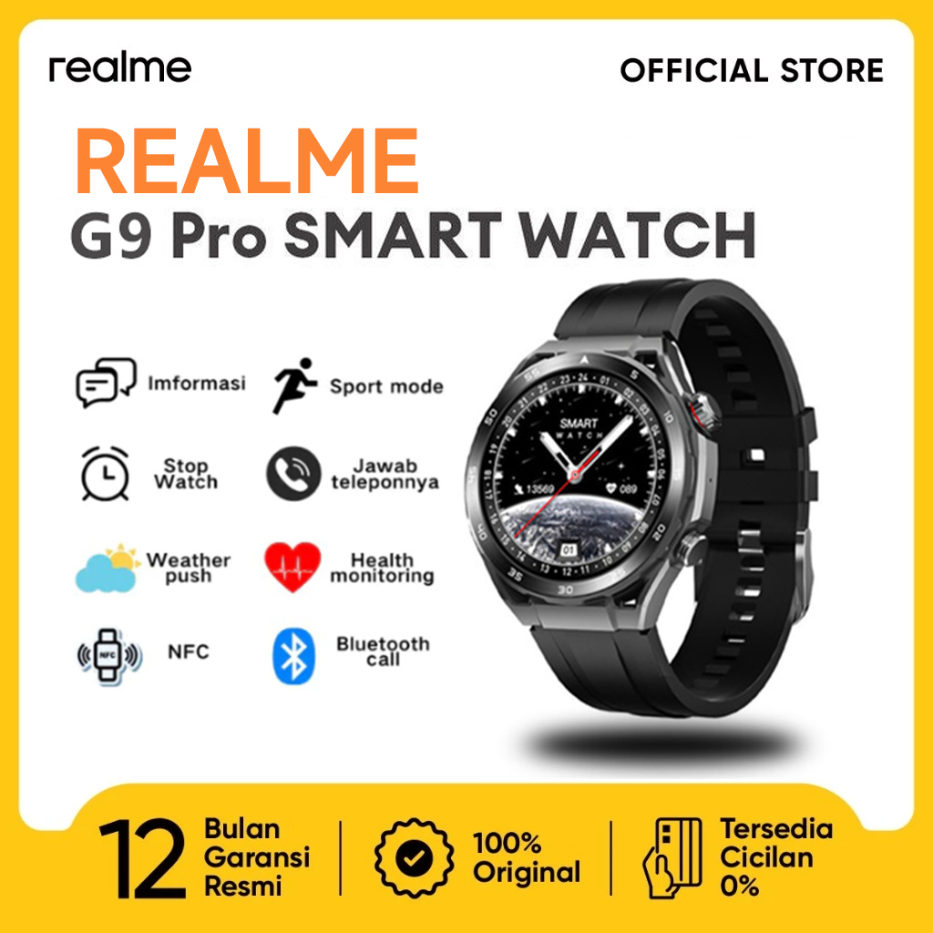Jual Realme WATCH G9 PRO Smartwatch | Fashion Edge | Pro-Level Sports ...