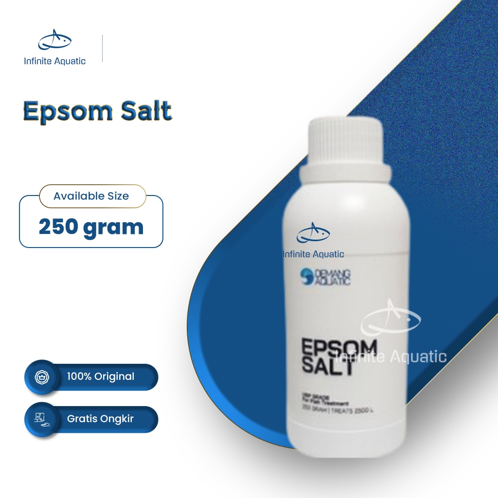 Jual Epsom Salt Garam 250 gram untuk ikan DOCNOI | Shopee Indonesia