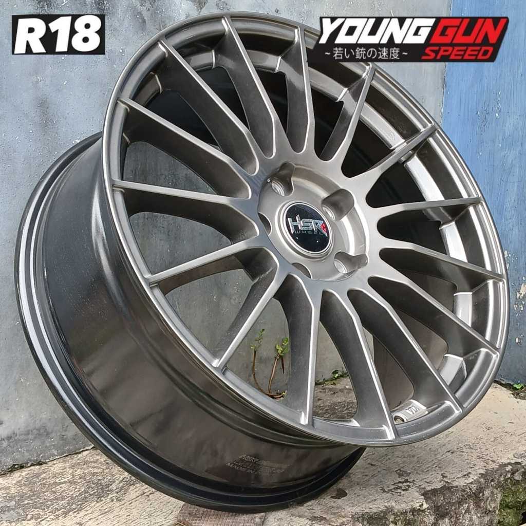 Jual Velg Hsr Race R18 Hole 5x114,3 For Civic Terios Rush Xpander Innova HRV CRV BRV dll ...