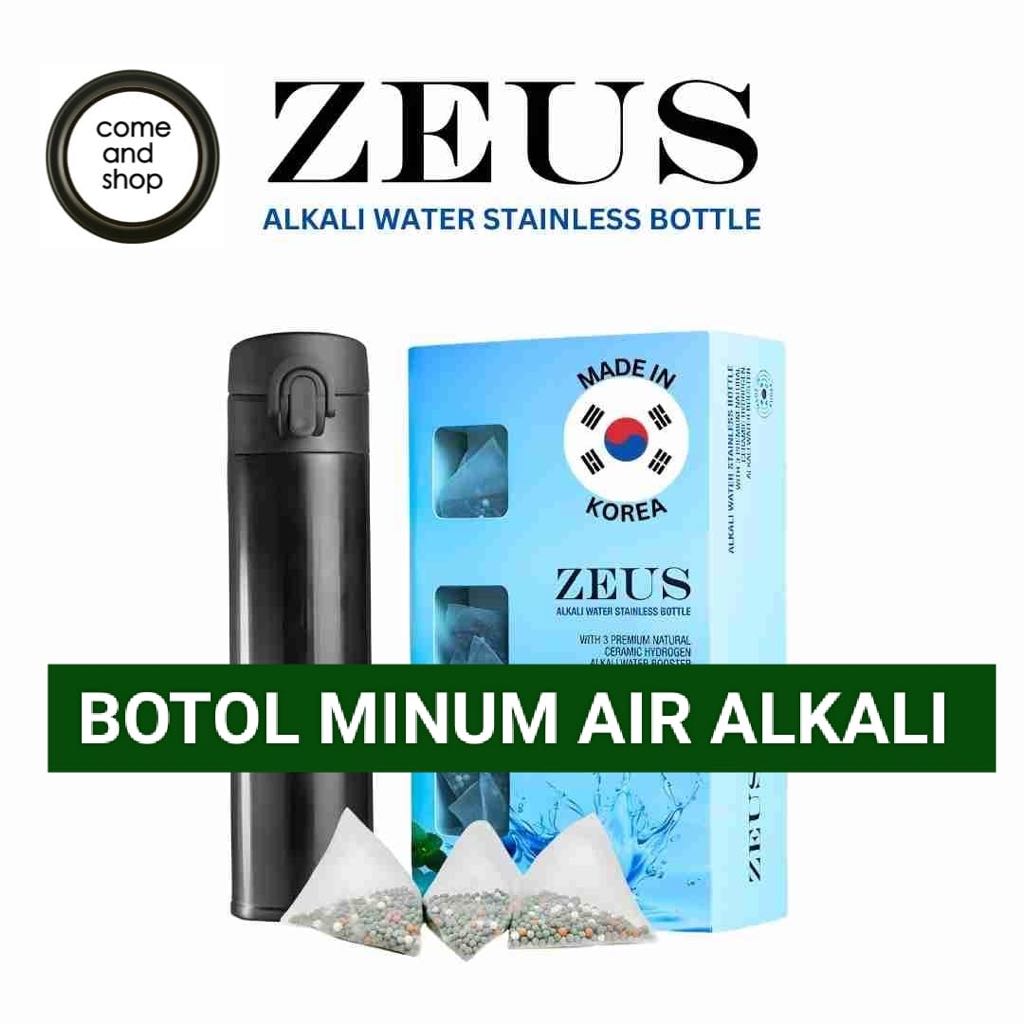 Jual ZEUS ALKALI WATER STAINLESS BOTTLE - BOTOL MINUM ALKALI - ORIGINAL ...