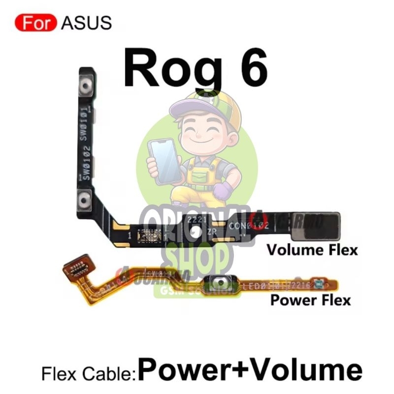 Jual Flexible cable power on off - volum volume original asus ROG phone 6 7 - 6 pro fleksibel ...
