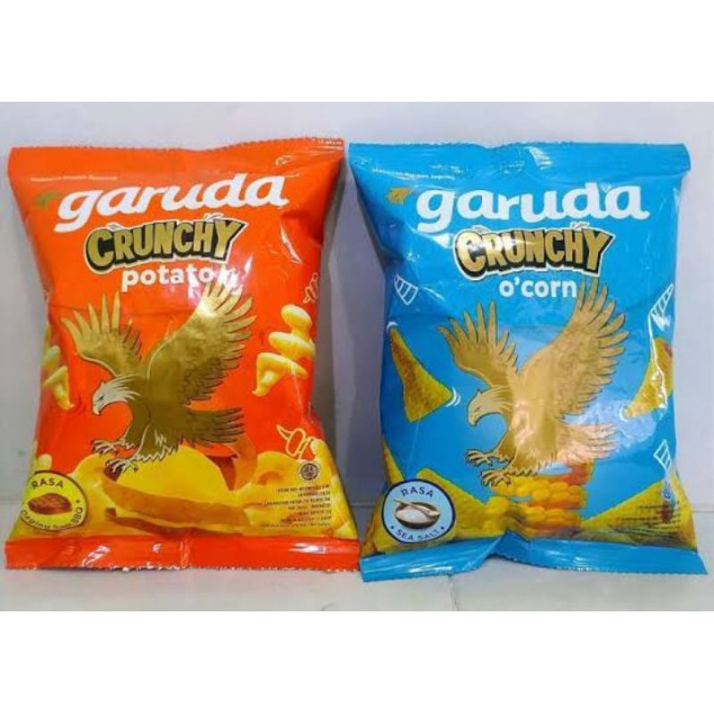 Jual GARUDA O'CORN CRUNCHY SEA SALT/GARUDA CRUNCHY POTATO BBQ (1 ...
