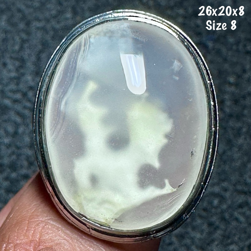 Jual Cincin Batu Akik Natural Baturaja Ice Didalam Batu لا Lam Alif ...