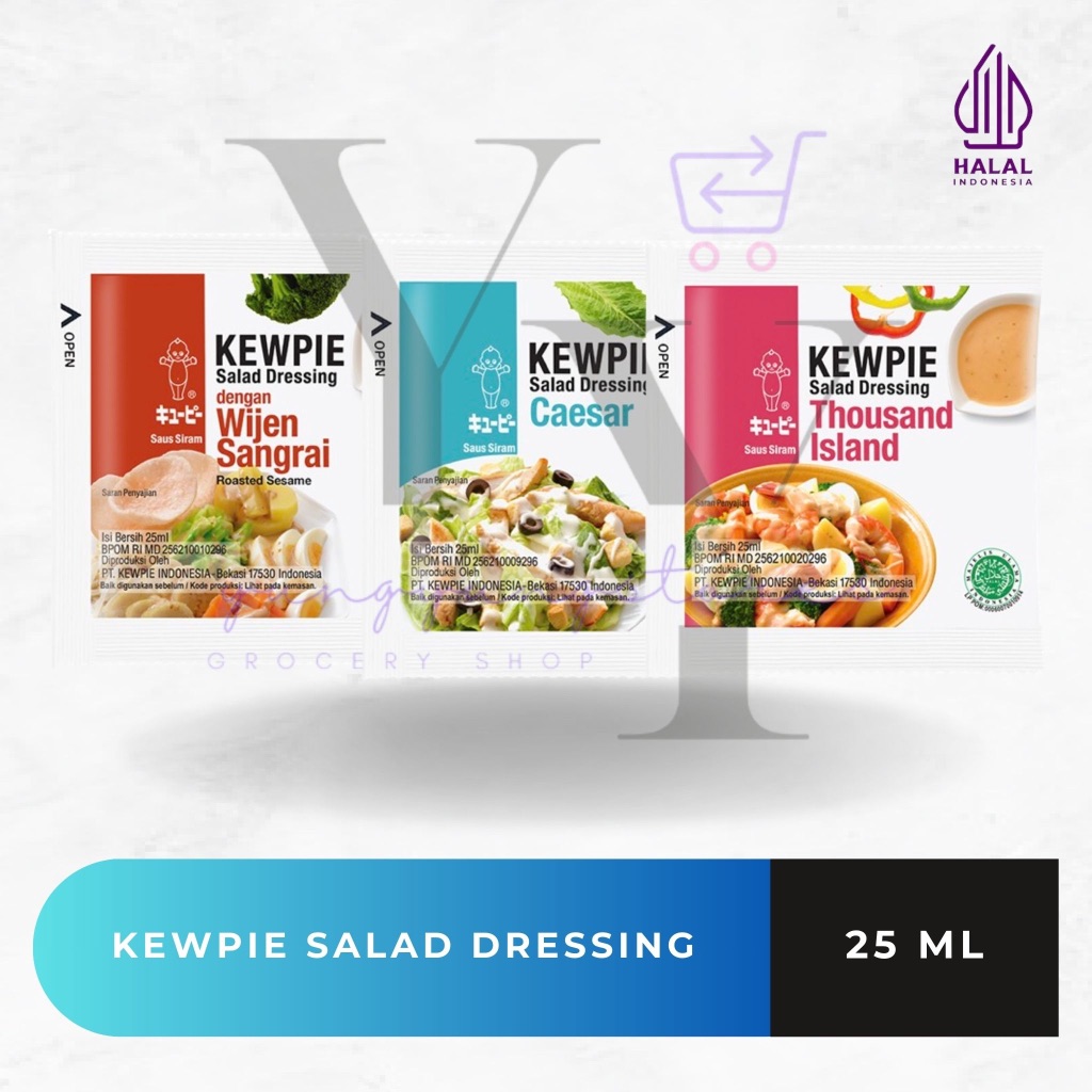 Jual [SACHET] Kewpie Salad Dressing Wijen Sangrai / Thousand Island ...