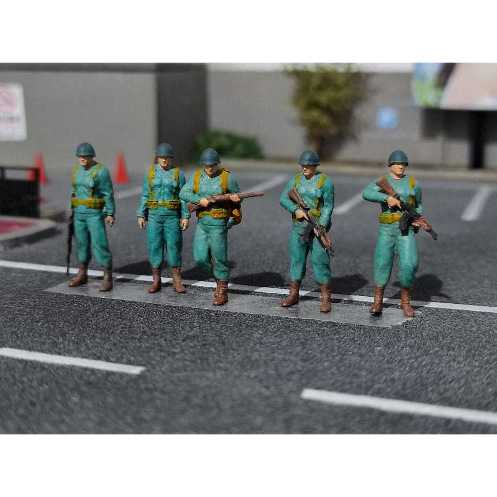 Jual Mini Figure skala 1/64 Tentara cocok untuk diorama perang perangan ...