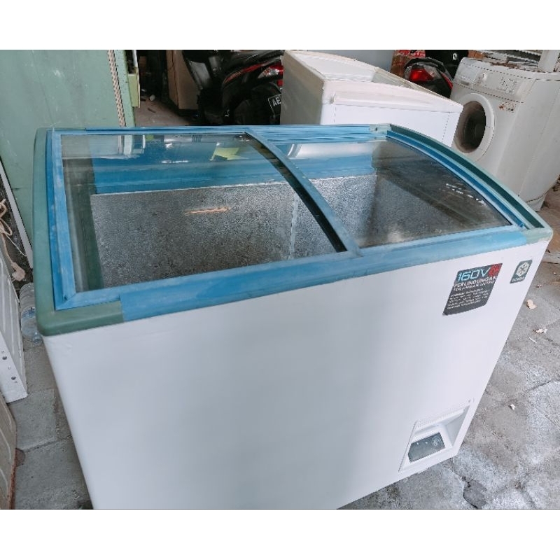 Jual kulkas frezer es krim sliding | Shopee Indonesia