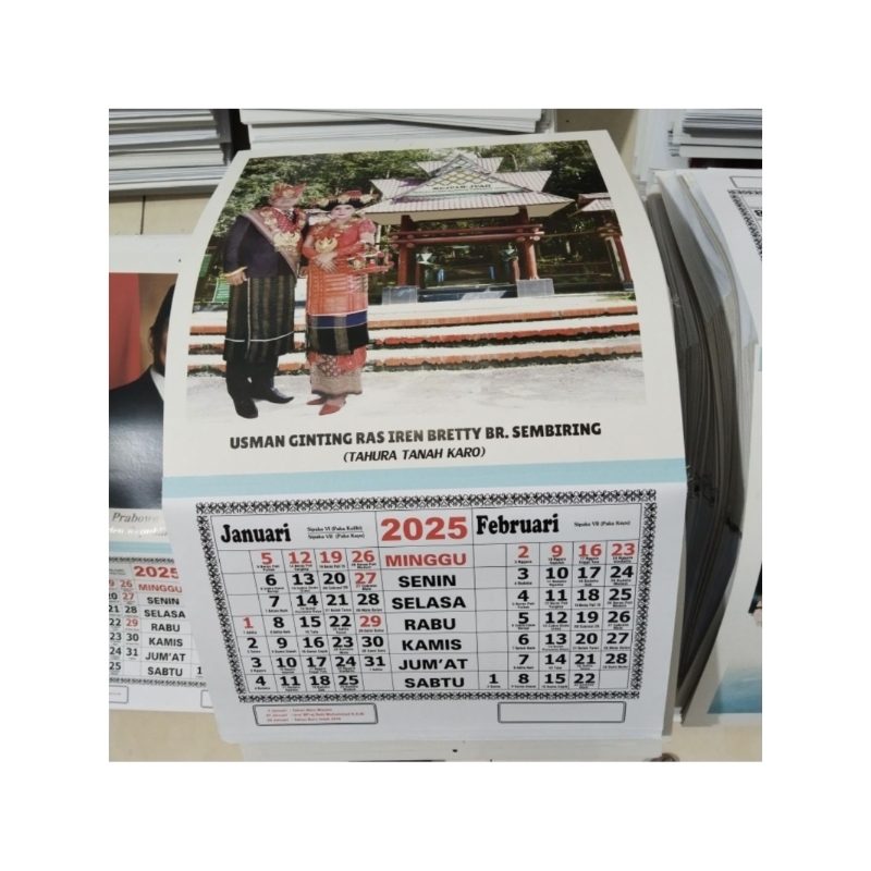 Jual Kalender Karo 2025 Lengkap { KARO, SIMALUNGUN, TOBA } | Shopee ...
