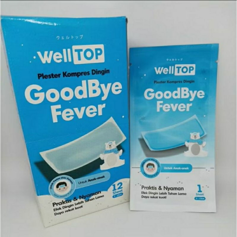 Jual A - GOODBYE FEVER / PLESTER KOMPRES DINGIN / WELL TOP/ @ PER PCS ...