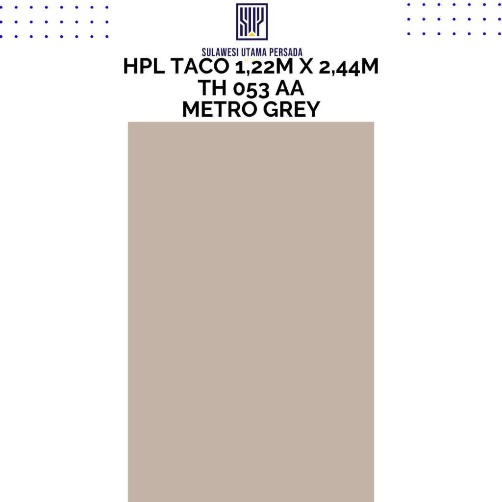 Jual HPL TACO SOLID TH 053 AA METRO GREY SOLID TEKSTUR | Shopee Indonesia