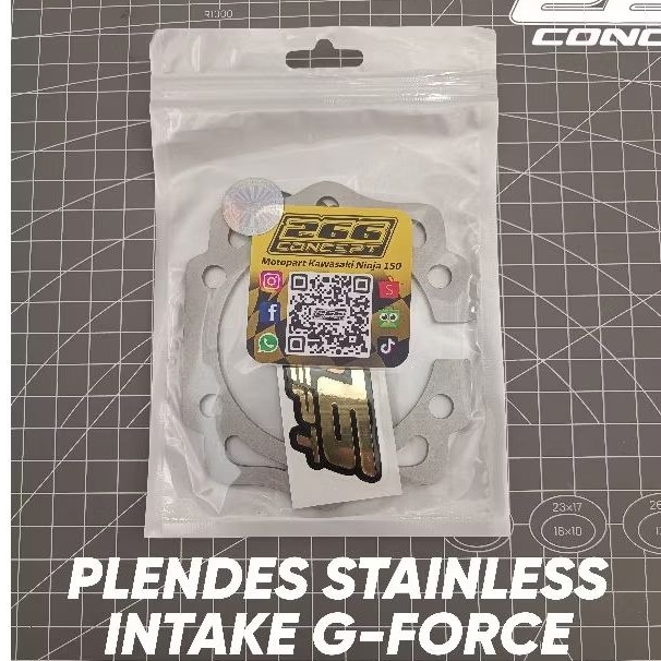 Jual Plendes Intake stainless dudukan Intake manifold G Force kawasaki ...