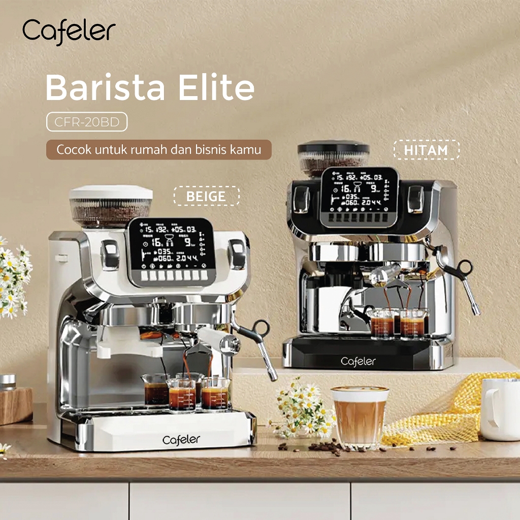 Jual Cafeler Mesin Kopi Espresso 2 Heater Coffee Maker Smart Screen Kontrol | Shopee Indonesia