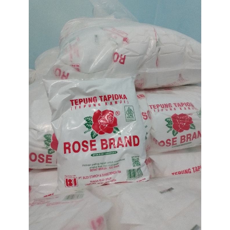 Jual Tepung Tapioka Rose Brand 500gr (Per Ball) | Shopee Indonesia