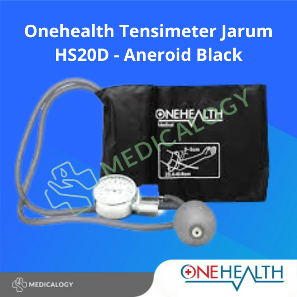 Jual Onehealth Tensimeter Jarum HS20D - Aneroid Black | Shopee Indonesia