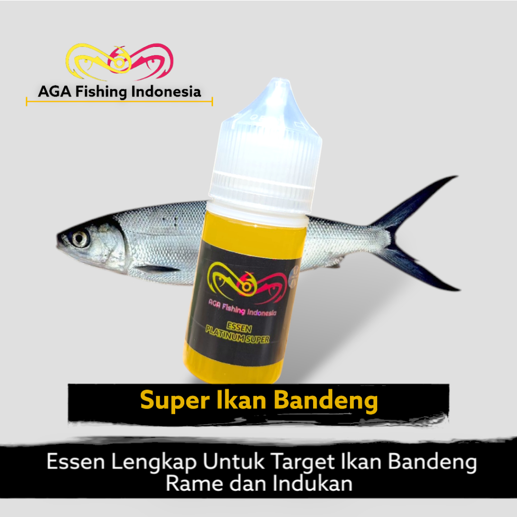 Jual AGA Essen Super Ikan Bandeng Campuran Umpan Pancing 30ml | Shopee ...
