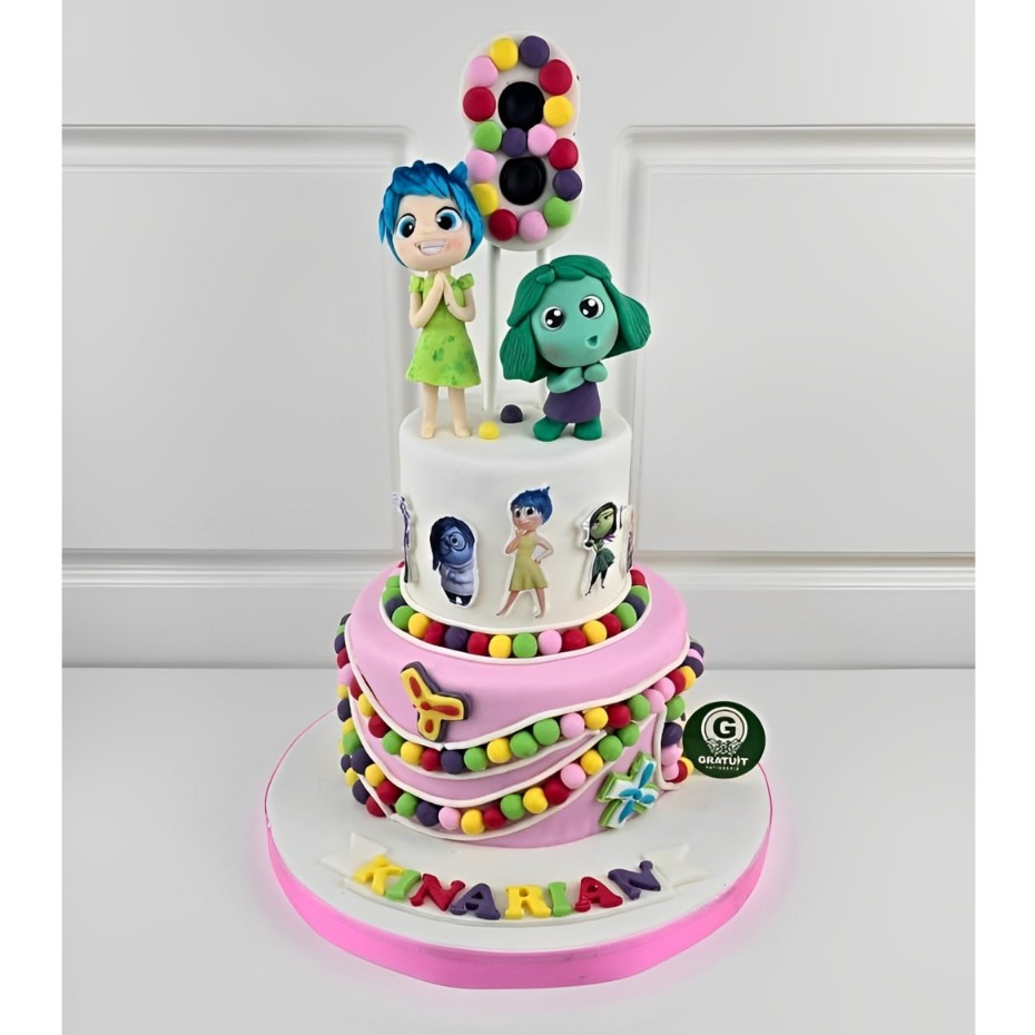 Jual INSIDE OUT CAKE UK 15+10CM / CAKE ULANG TAHUN | Shopee Indonesia