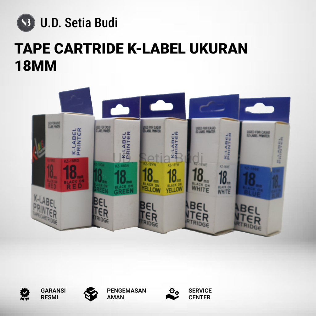 Jual K-Label Printer 18mm Compatible CASIO EZ-Label Printer 18 | Shopee ...
