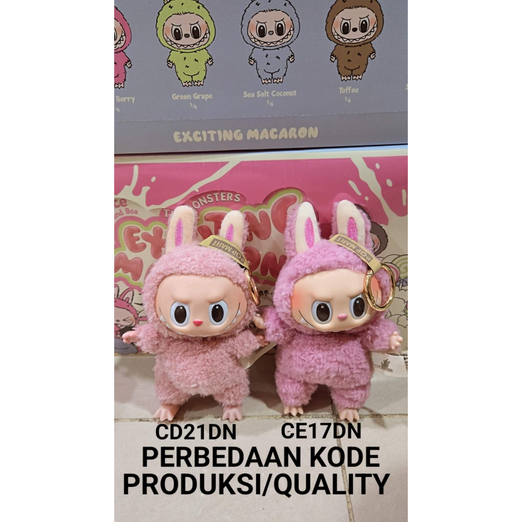 Jual LABUBU GEN 1 V1 EXCITING MACARON kuliatas Premium CE17DN 1:1 ...