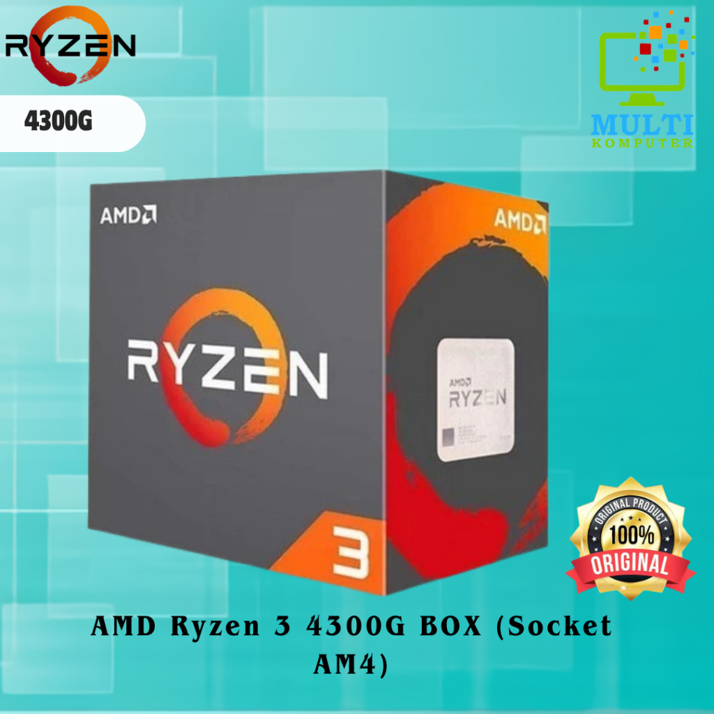 Jual AMD Ryzen 3 4300G BOX (Socket AM4) | Shopee Indonesia